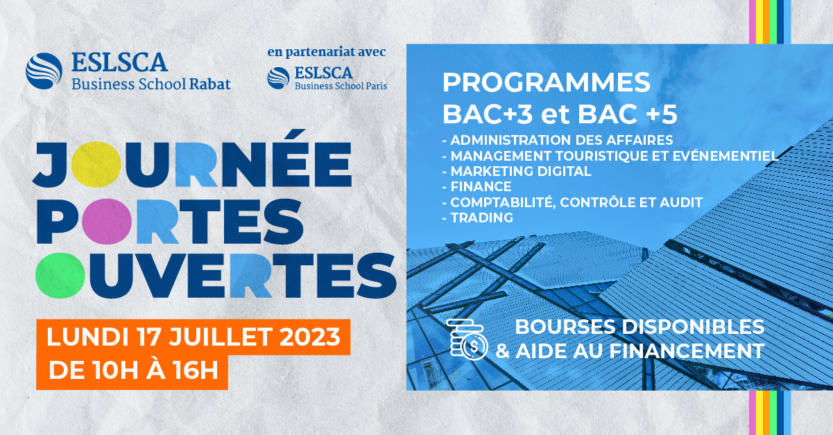 Journée Portes Ouvertes Lundi 17 Juillet | ESLSCA